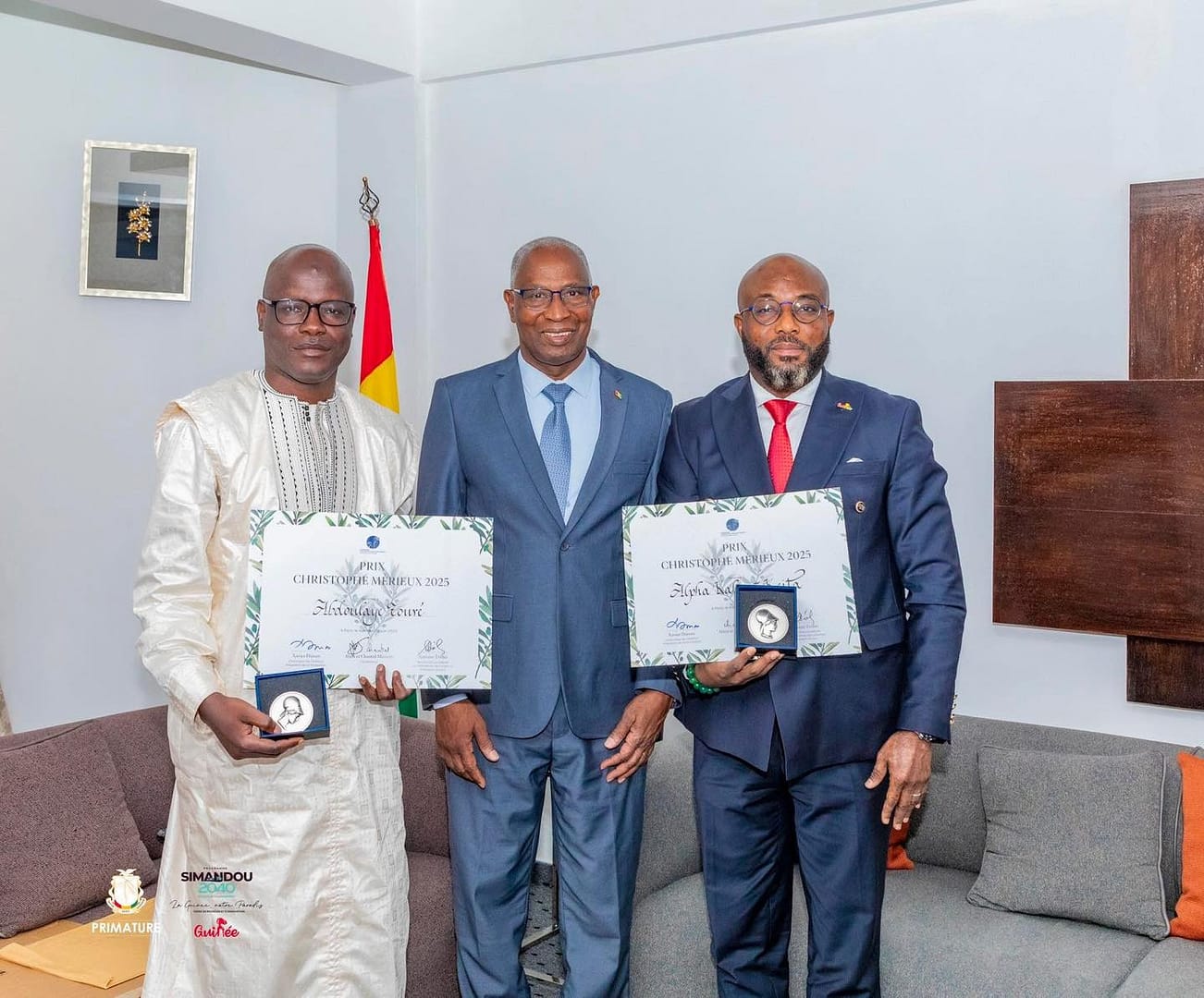 Deux Guinéens honorés par le Prix Christophe Mérieux 2025 : la science ...