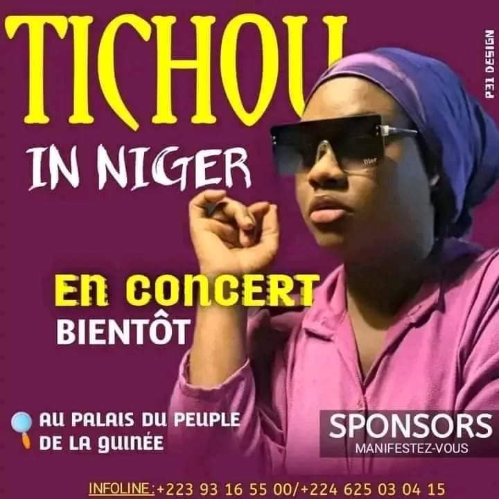 L'artiste nigérienne, Tichou in Niger qui a chanté "je veux un homme ...